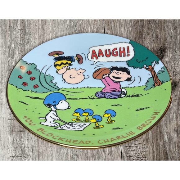 Danbury Mint | Other | Danbury Mint You Blockhead Charlie Brown Plate ...